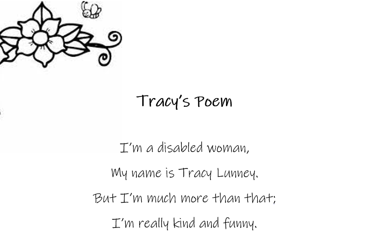 KeyRing - News - Tracy's poem